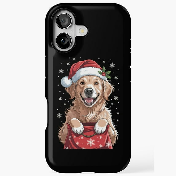 Golden Retriever Stocking Case for iPhone 11 12 13 14 15 16 17 Pro Max ...