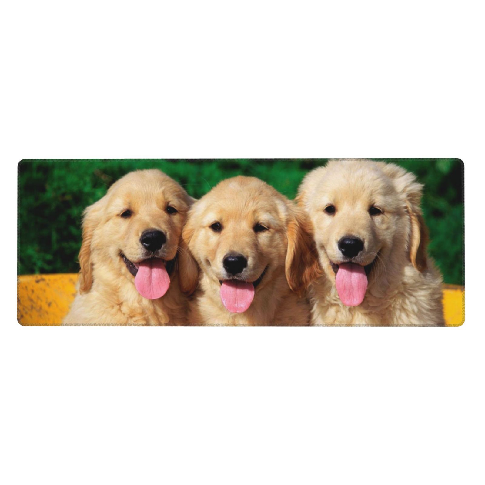 Golden Retriever With Smiling Face Dog Mousepad Large Mouse Pad Desk ...