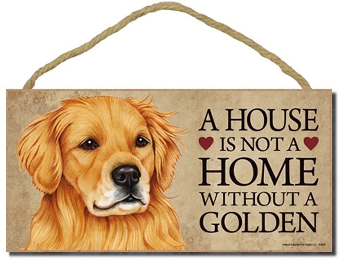SJT Golden Retriever a House Is Not a Home Without a Golden Retriever ...