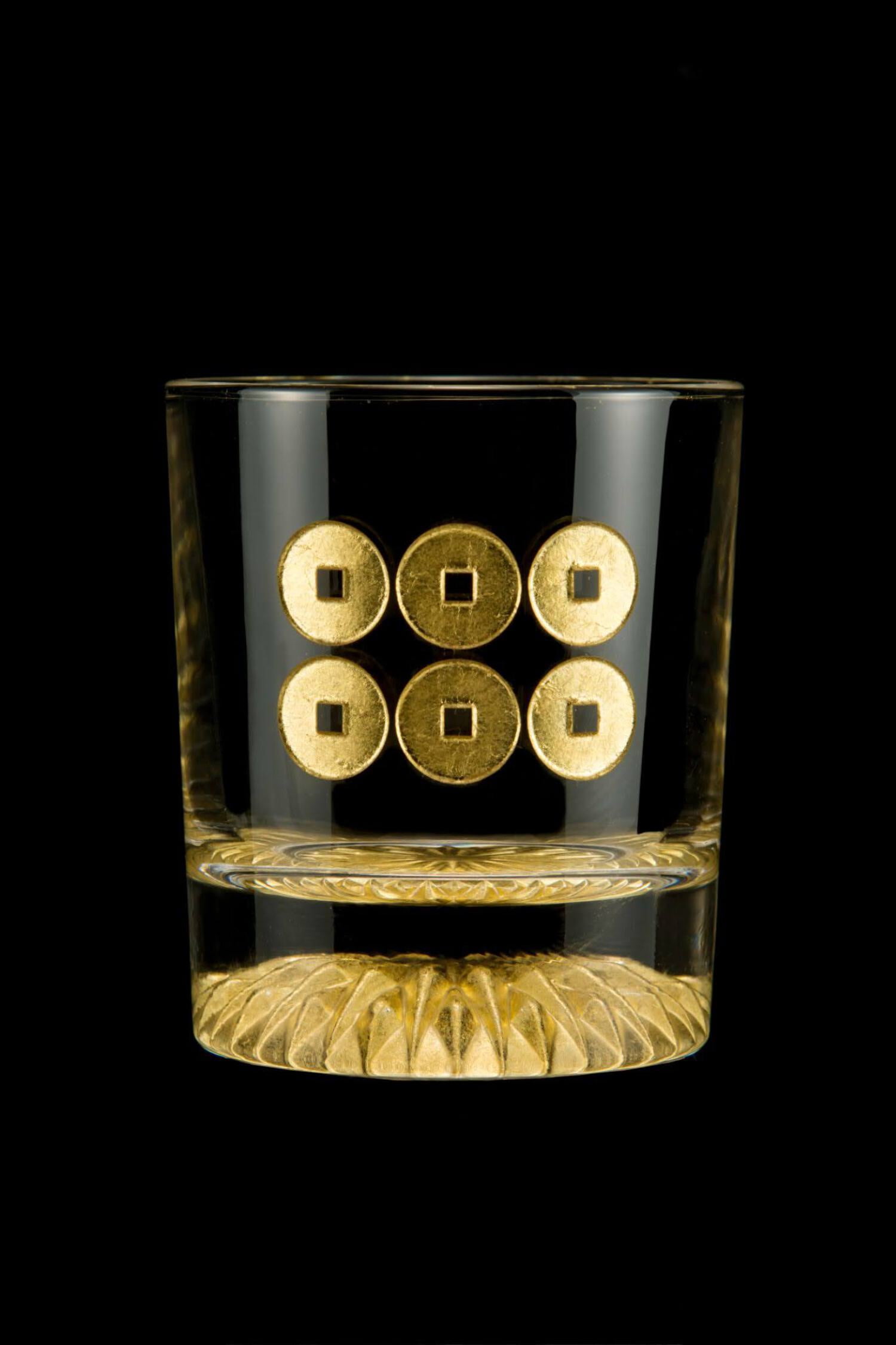 Golden Rock Glass (with Sengoku Warlord family crest) in Kanazawa ...