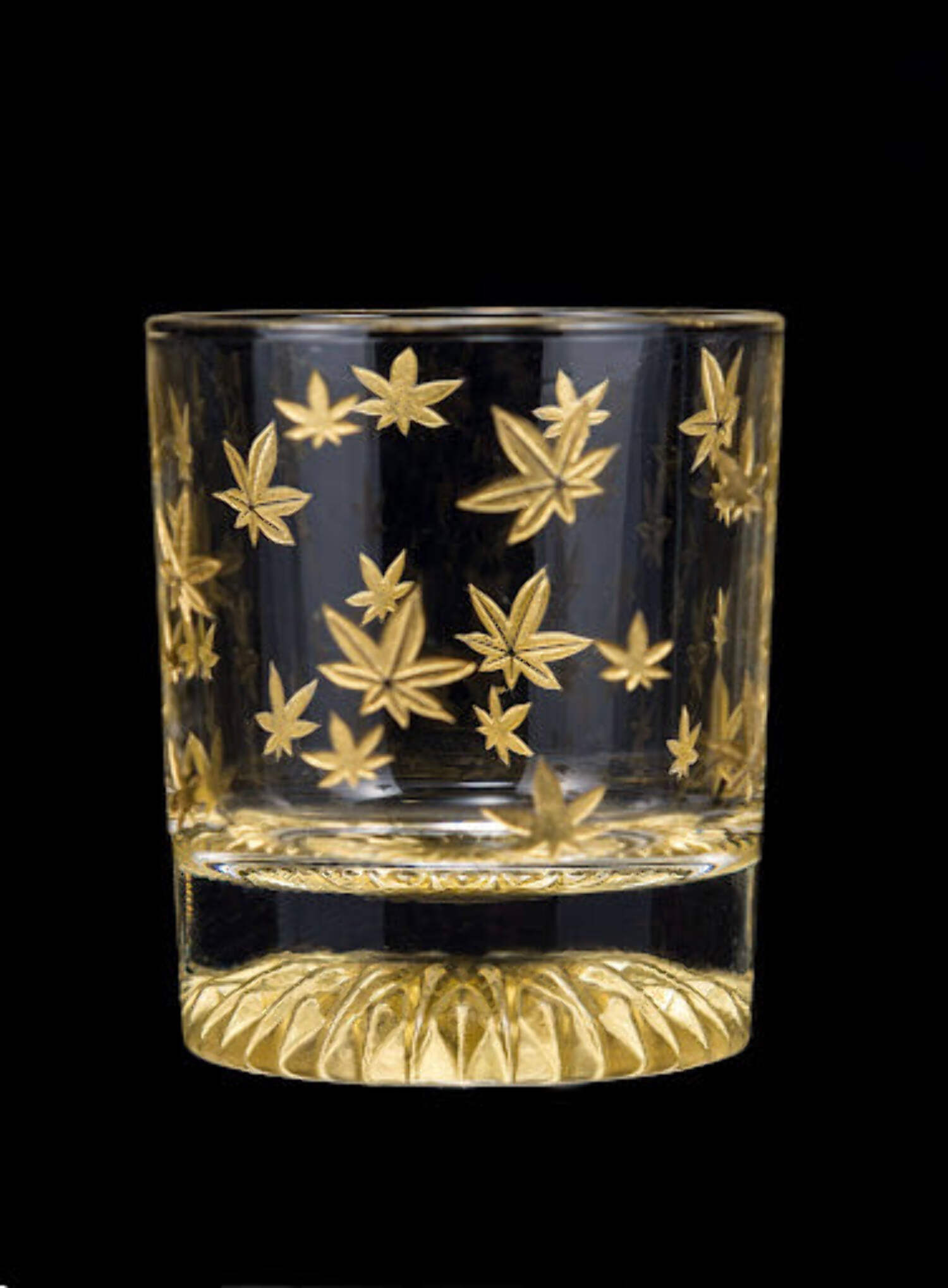 Golden Rock Glass (with Sengoku Warlord family crest) in Kanazawa ...