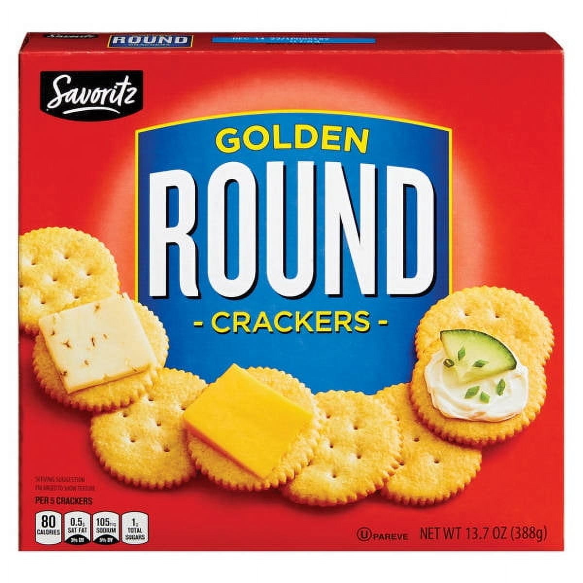 Savoritz Golden Round Crackers, 13.7 oz - Pack of 2 - Walmart.com