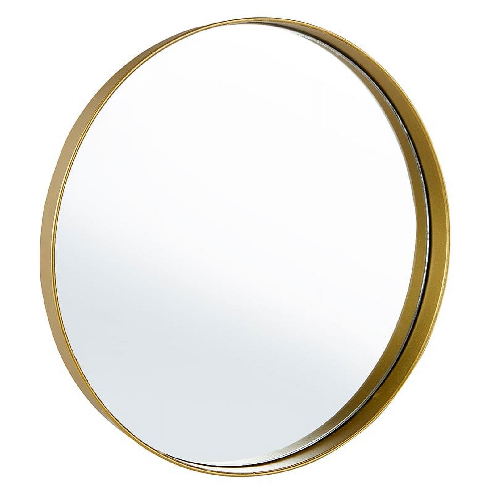 Golden Round Mirror - Walmart.com