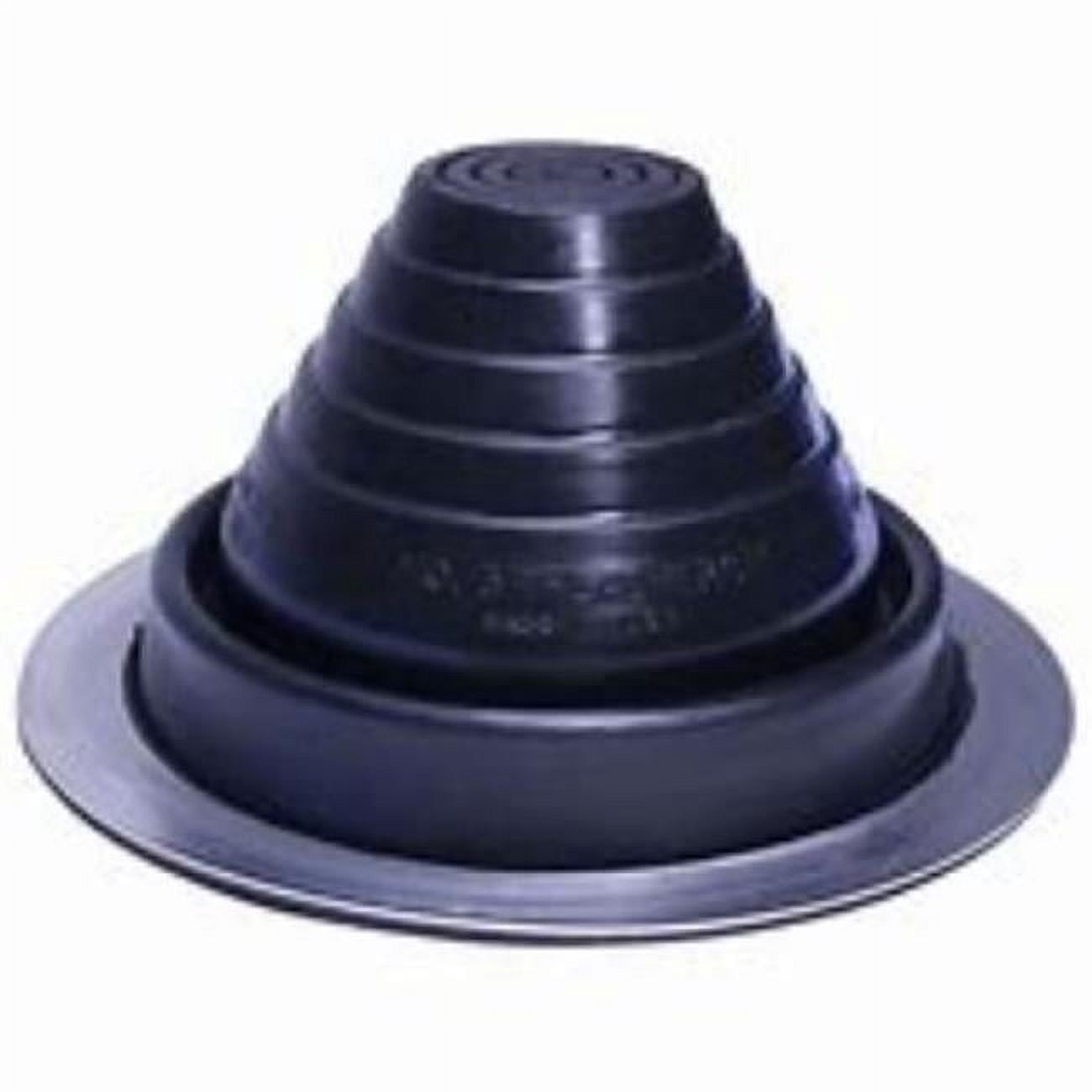 Golden Rule Fasteners PF-RB3 0.25-5 in. Metal Roof Pipe Flashing, Black ...