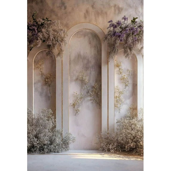 Golden Rustic Arch Floral Adult Birthday Wedding Maternity Portrait r ...