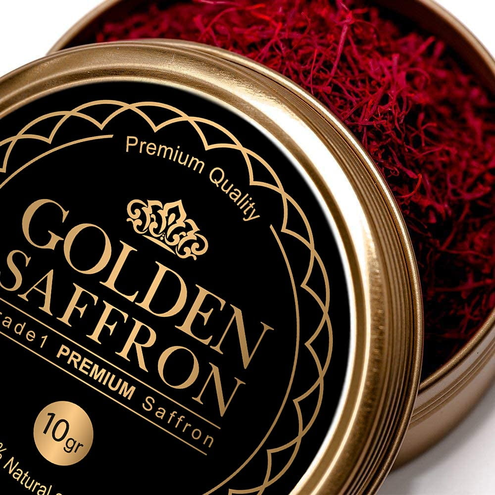 Golden Saffron, Finest Pure Premium All Red Saffron Threads, Grade A+ ...