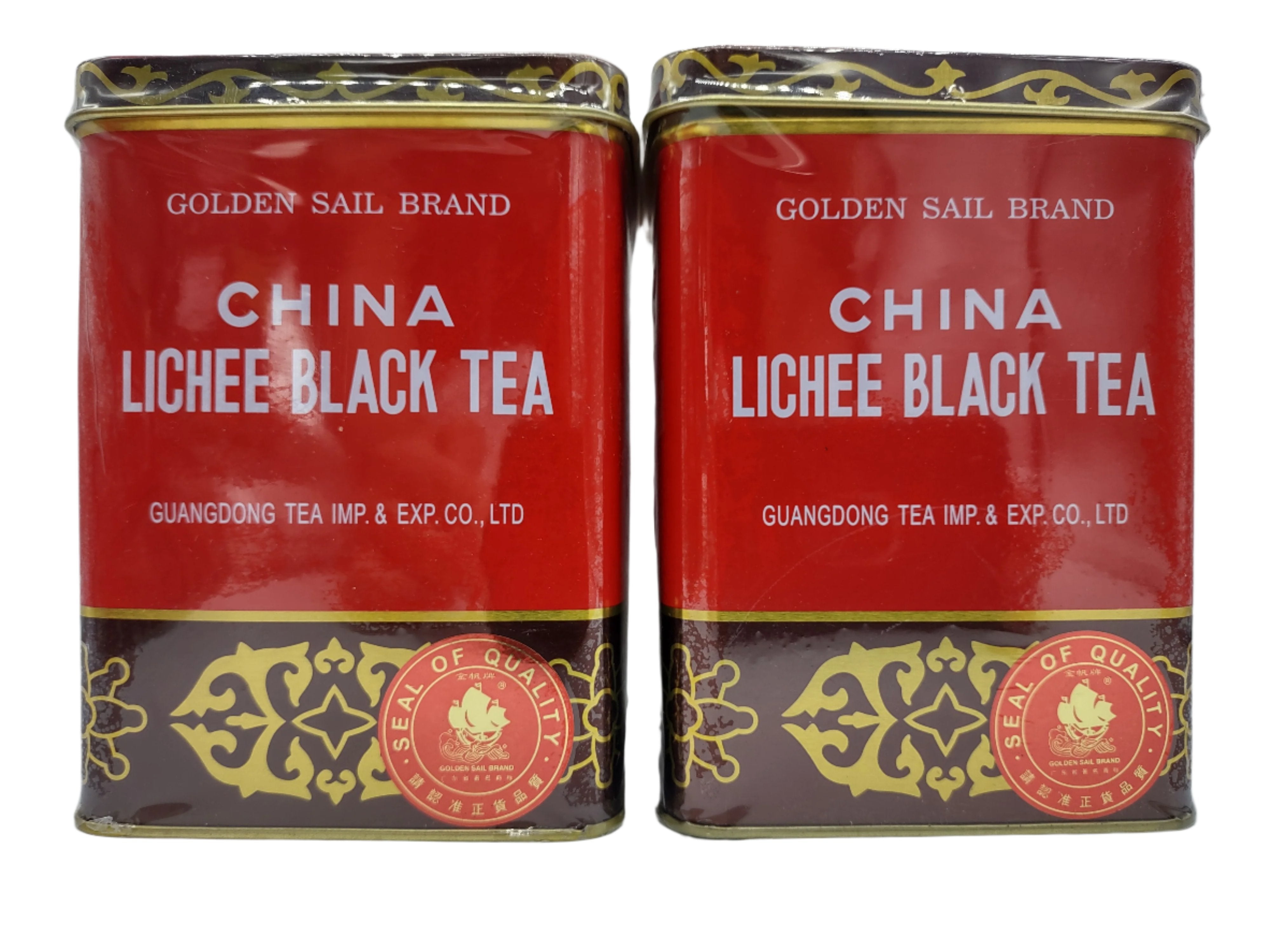 Golden Sail Lichee Black Tea – Loose Leaf, 1 lb Tin, Aromatic and Bold ...