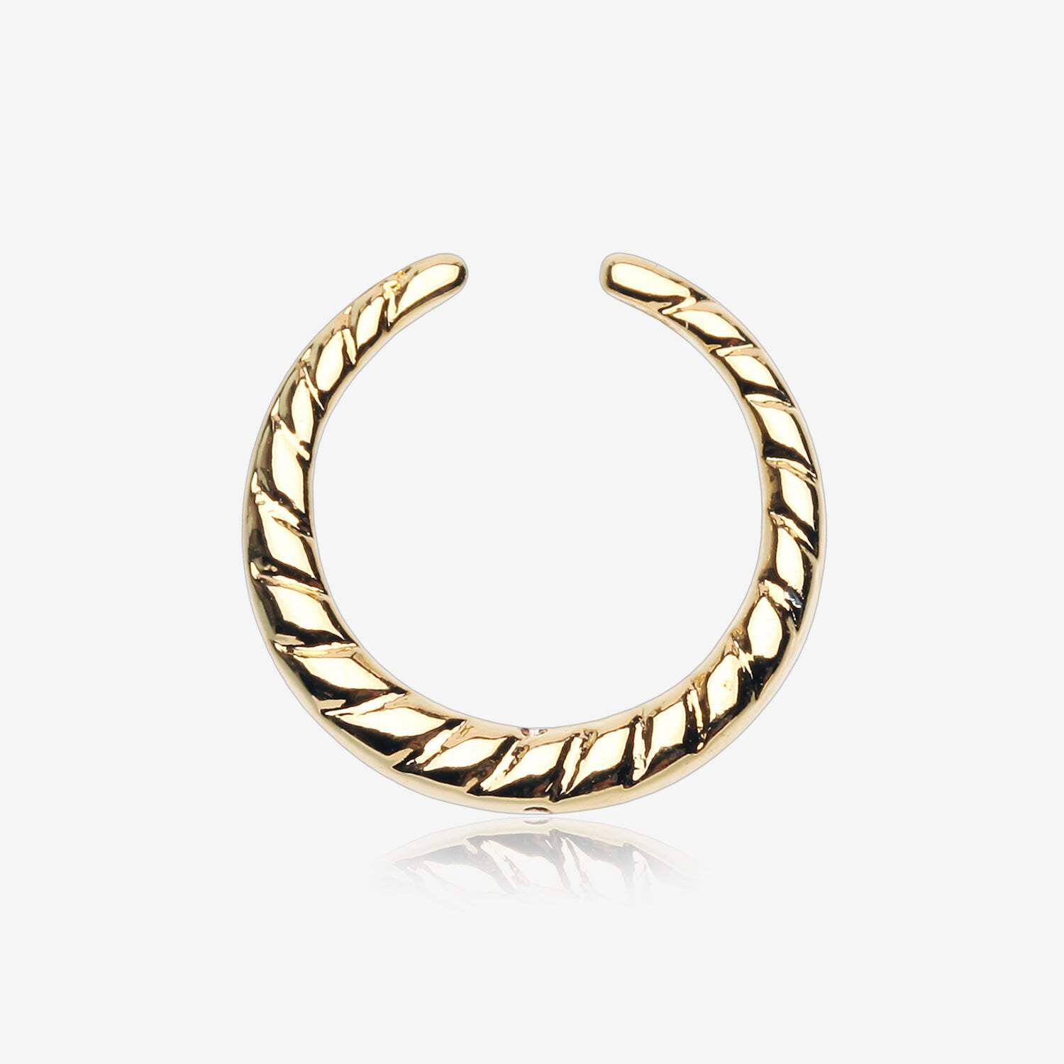 Golden Sailor Rope Steel Septum Retainer - Walmart.com