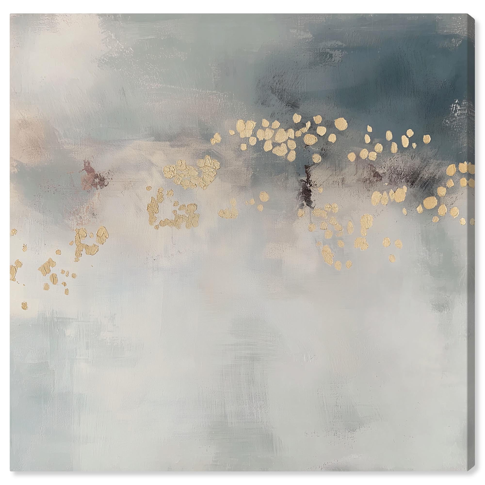 Golden Scatter Canvas Luxury Abstract Art by Art Remedy, Gallery ...