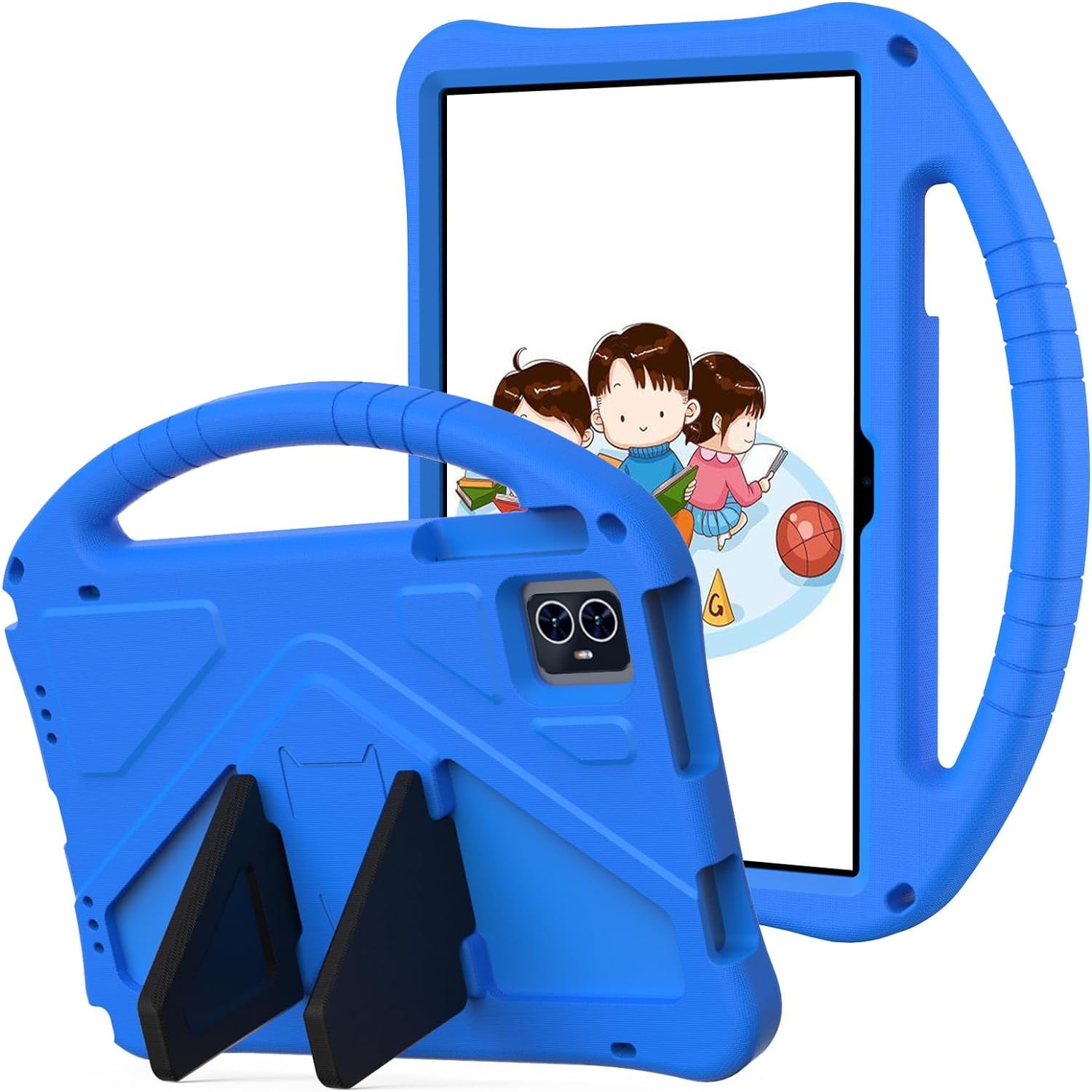 Golden Sheeps 10.1" Convertible Handle Tablet Case, Blue - Walmart.com
