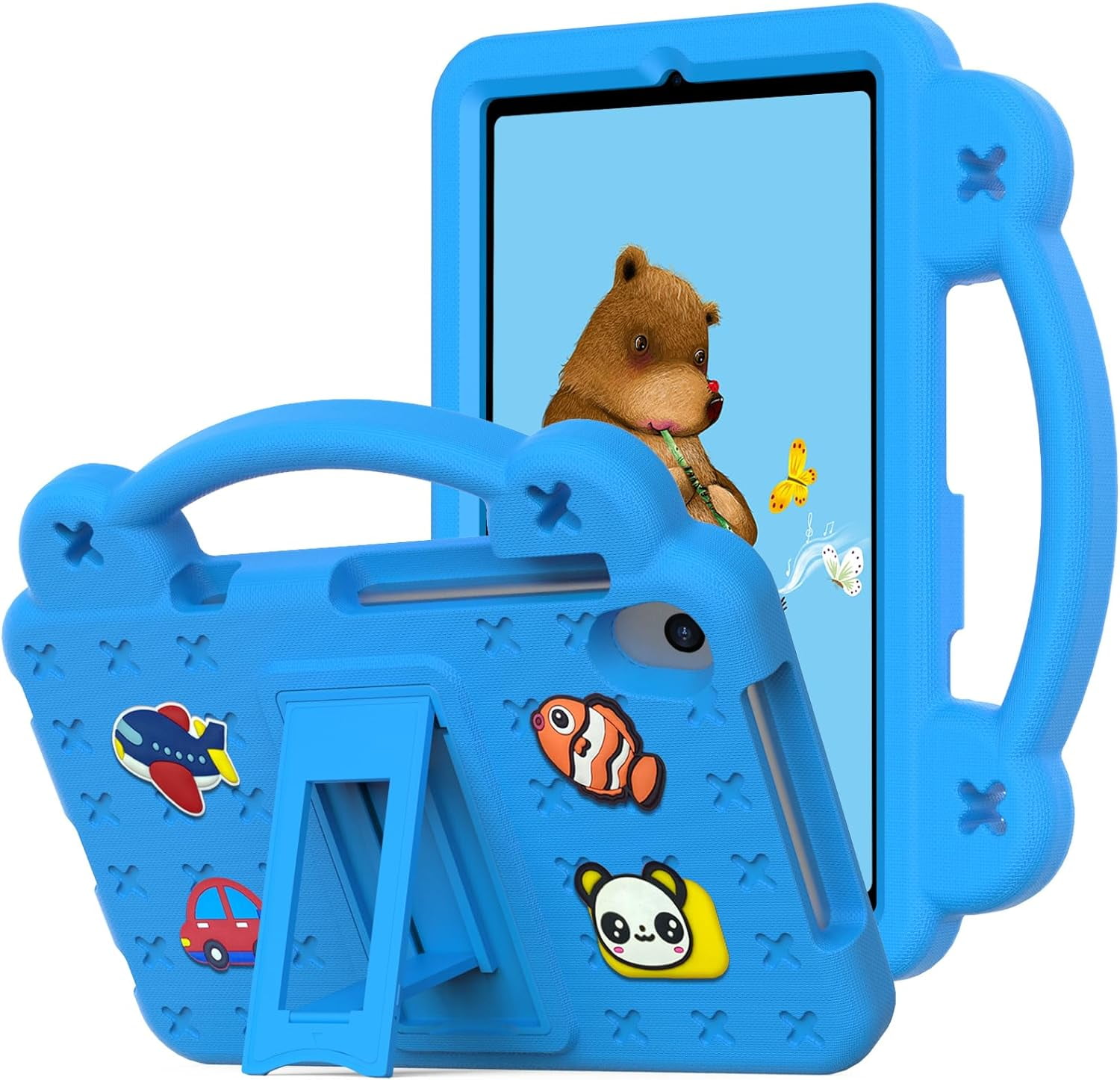 Golden Sheeps 8 Inch Convertible Handle Stand Case, Blue - Walmart.com