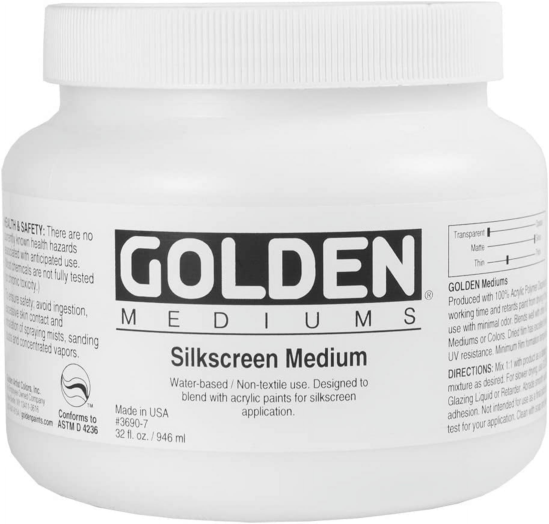 Golden Silkscreen Medium, Quart - Walmart.com