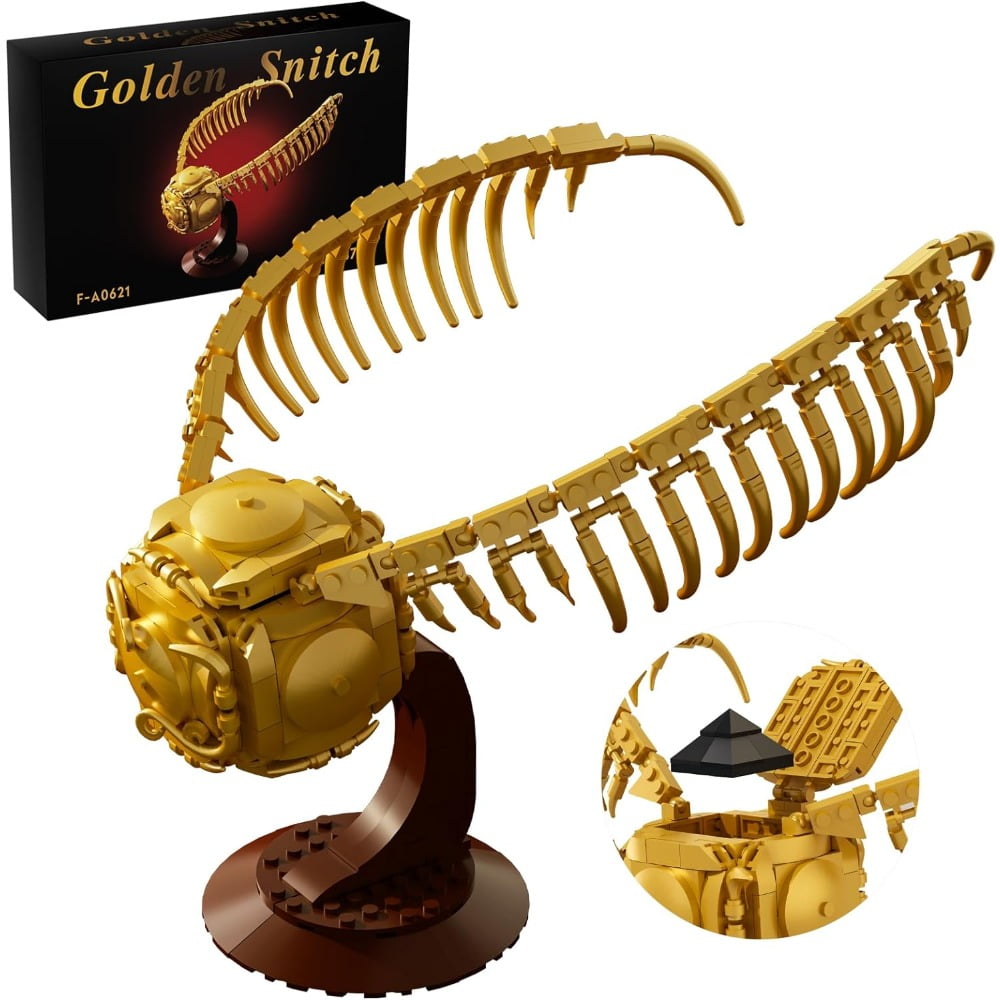 Golden Snitch Building Blocks Sets,HP Quidditch Flying Golden Snidget ...