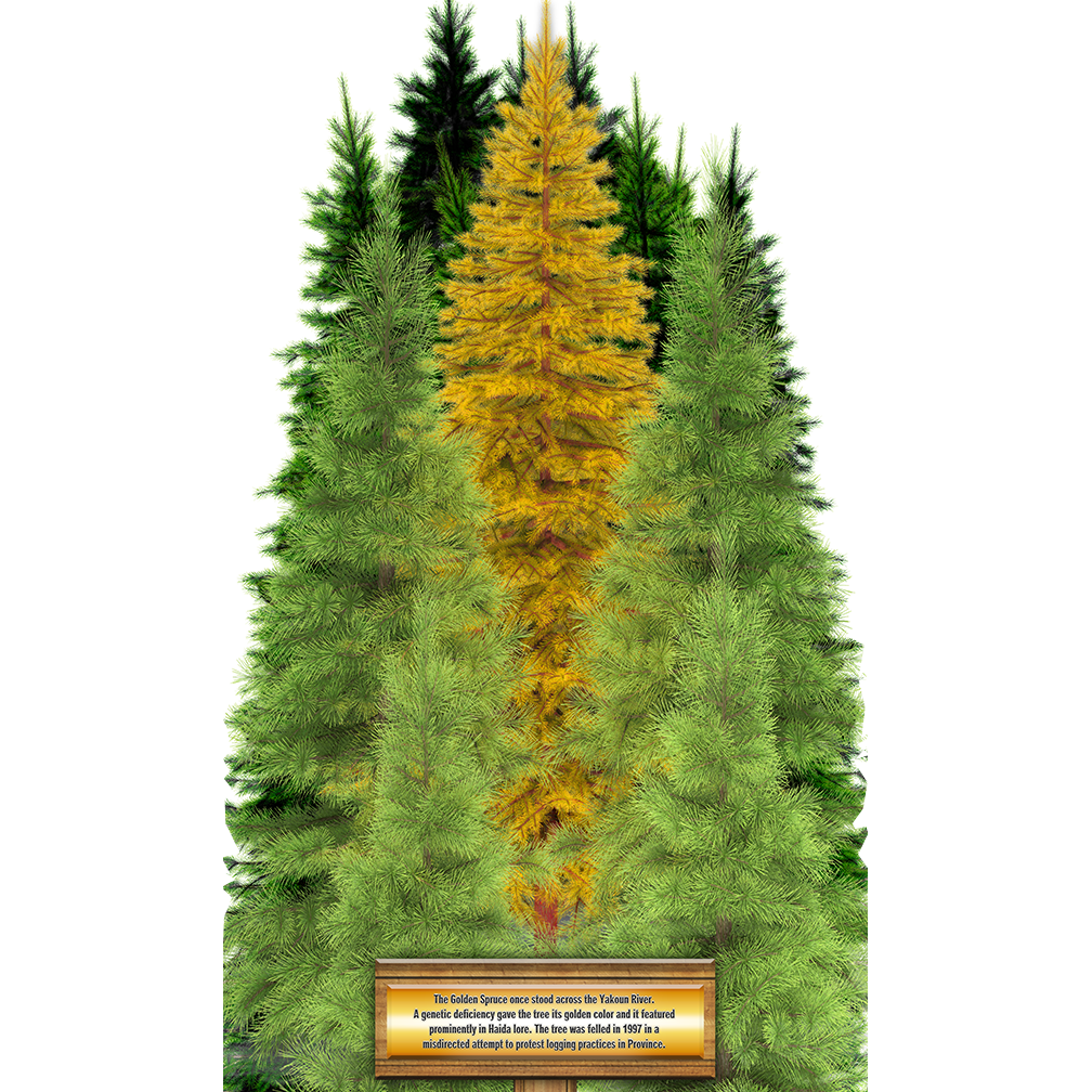 Golden Spruce Most Famous Trees Cardboard Cutout Standee Standup ...
