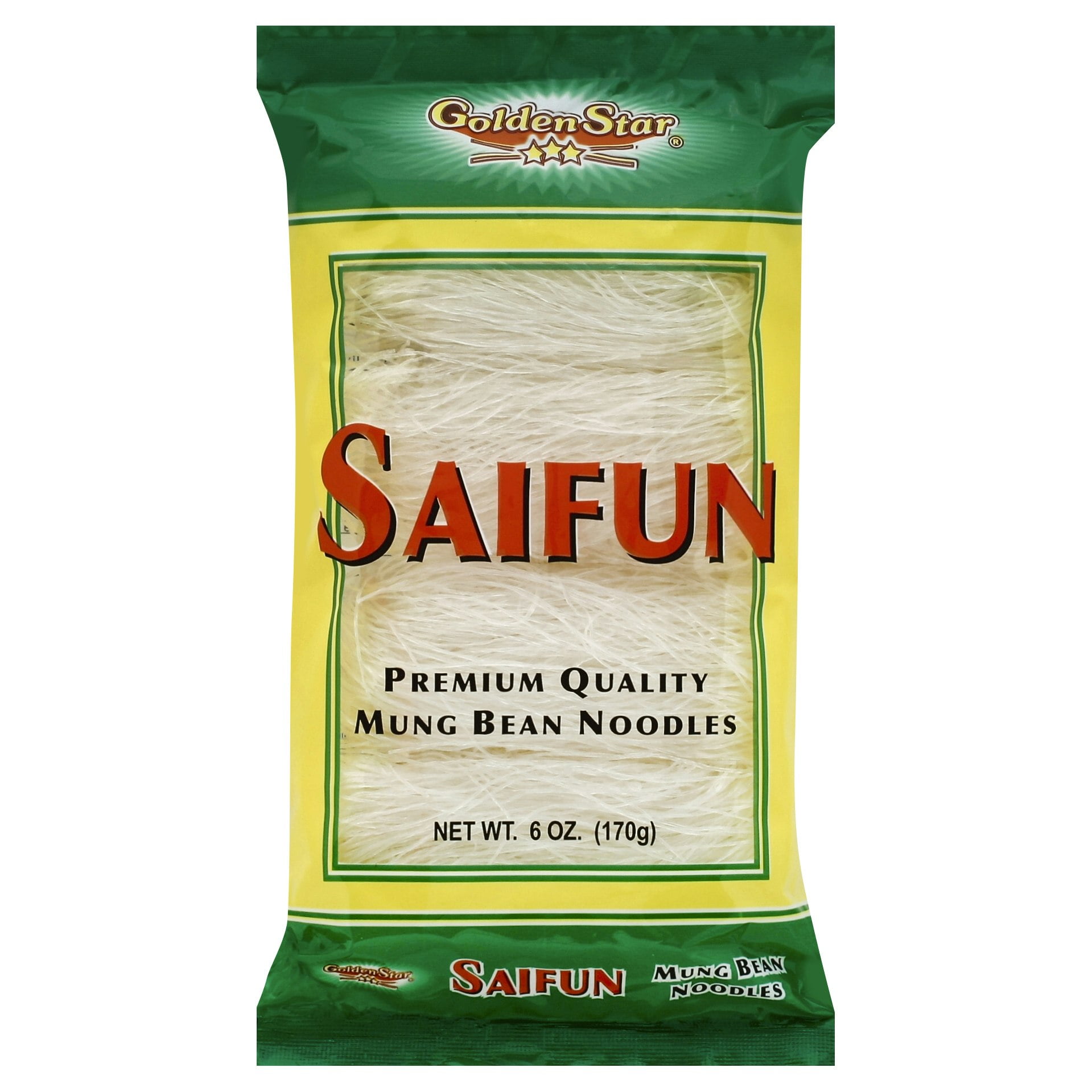 Golden Star Noodle Bean Saifun 6 oz (Pack of 16) - Walmart.com