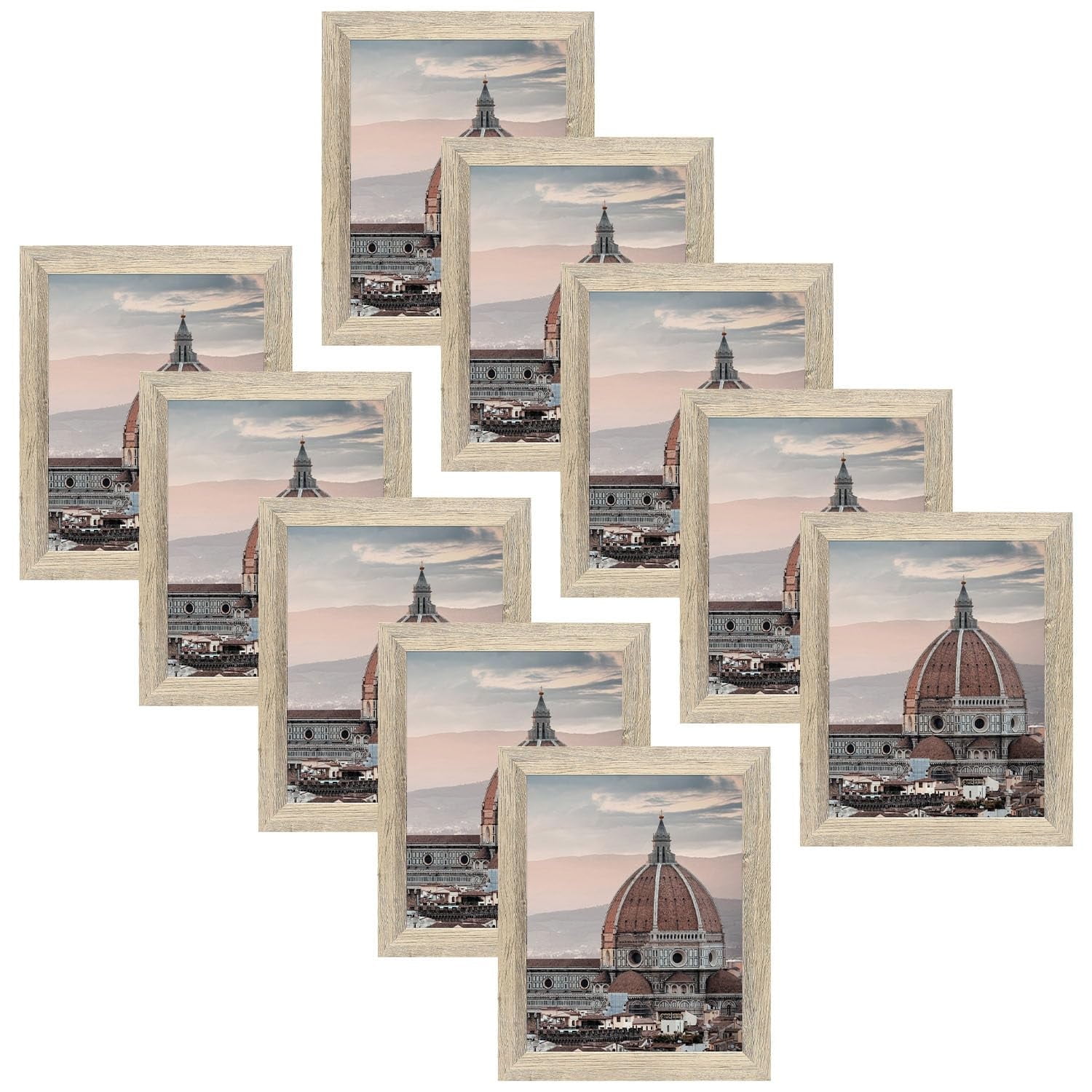 Golden State Art 11x14 Rustic Picture Frames, Gallery Wall Frames Set ...