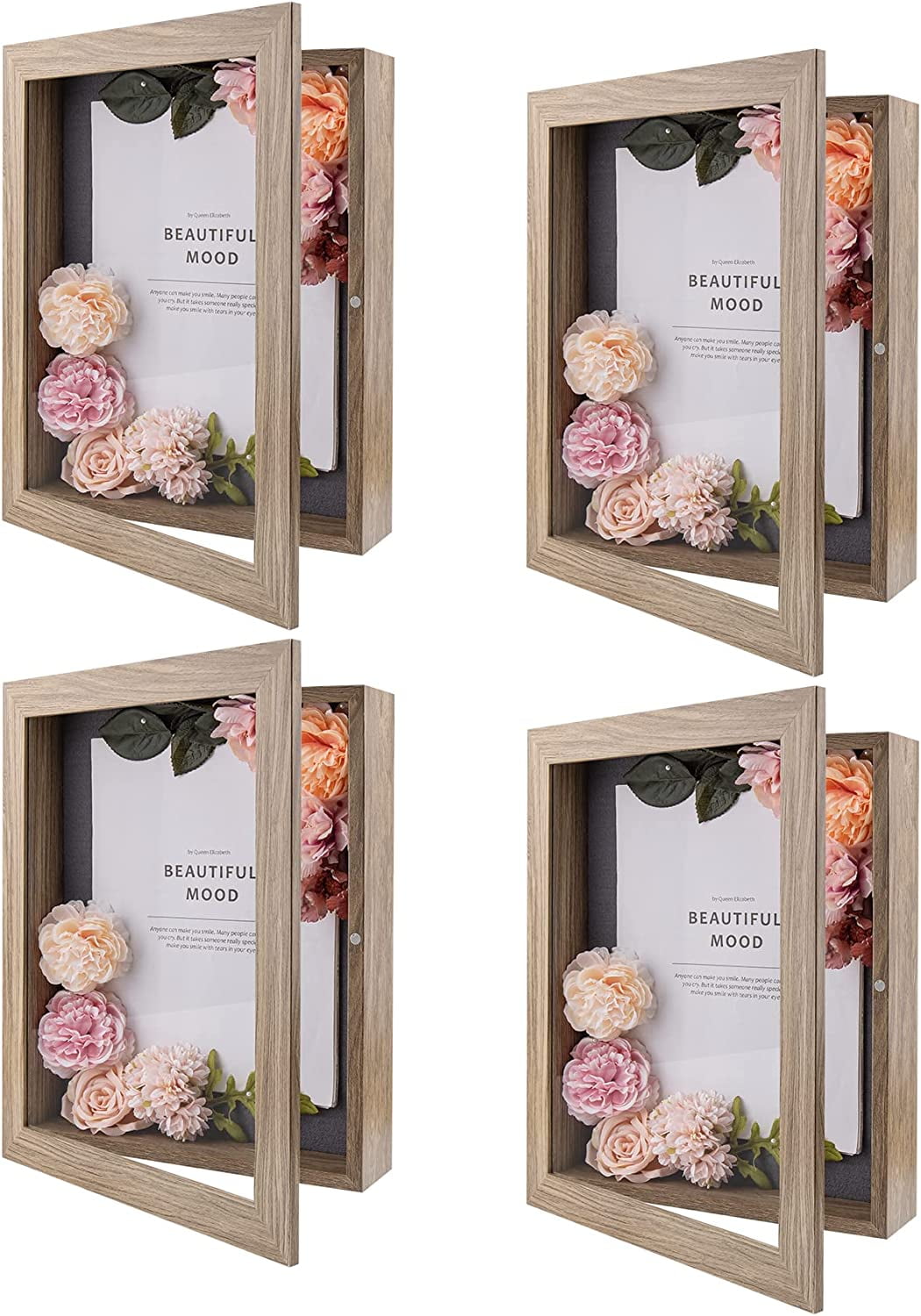 Golden State Art, 11x14 Shadow Box Frame Display Case, 2-inch Depth ...