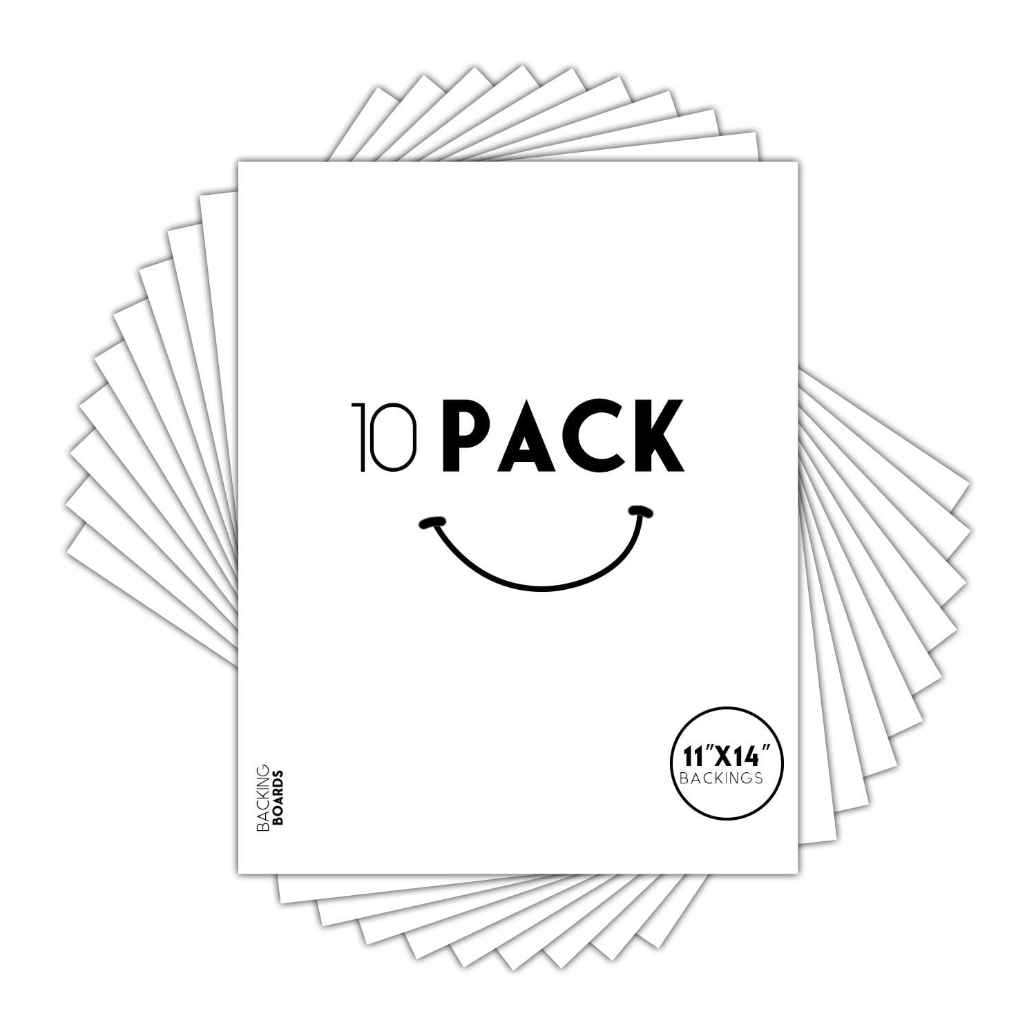 Golden State Art, 11x14 White Backing Board, Backer Boards for Frame ...