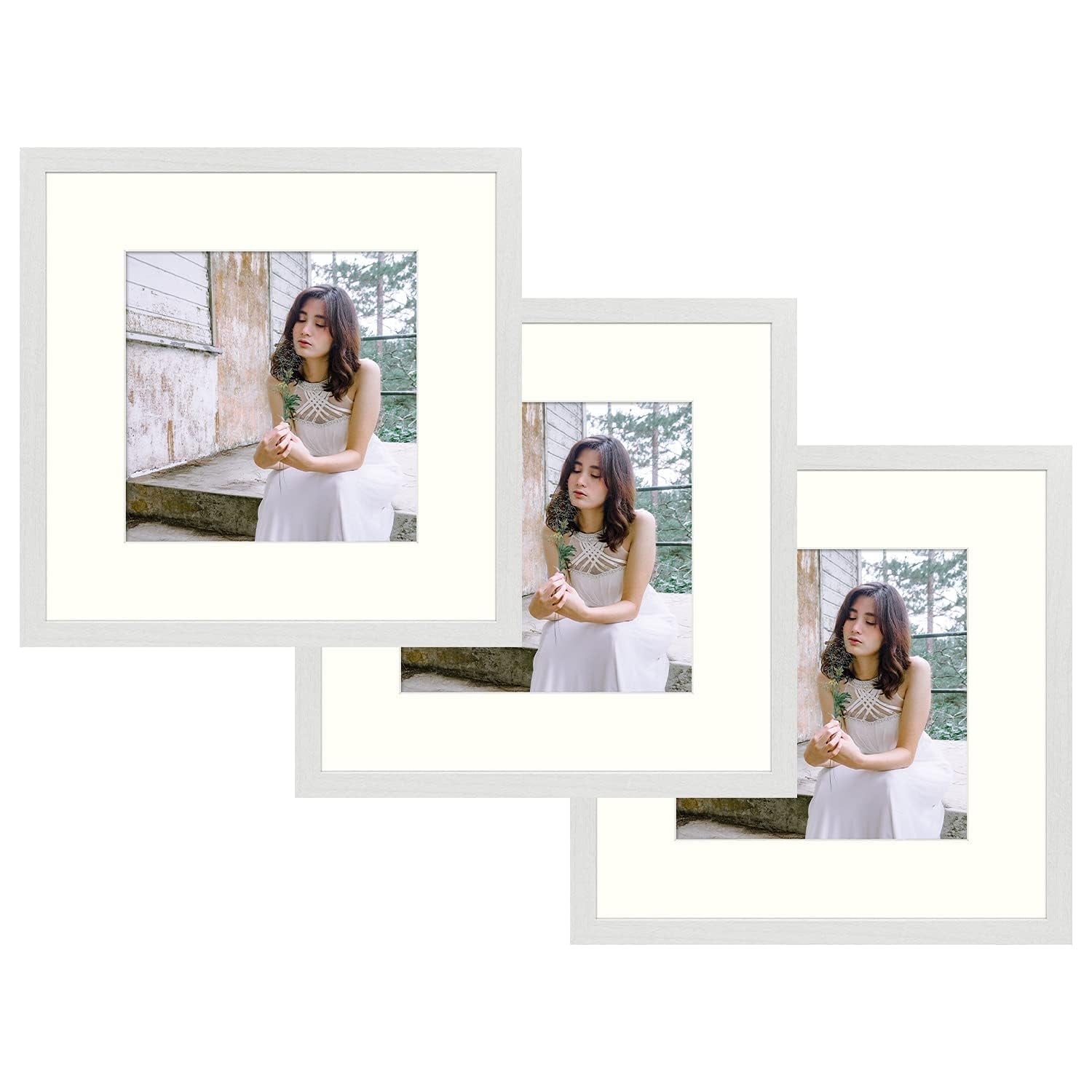 Golden State Art 12x12 Matted to 8x8 White Wall Gallery Picture Frames ...