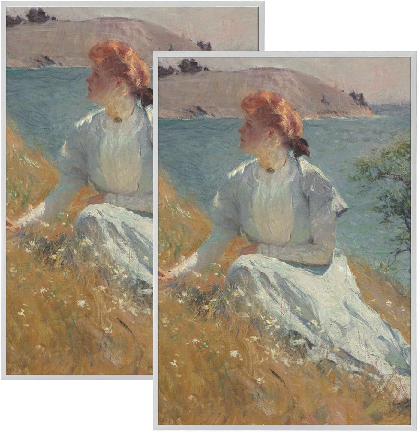 Golden State Art, 13x19 Aluminum Silver Photo Frame with Plexiglass ...