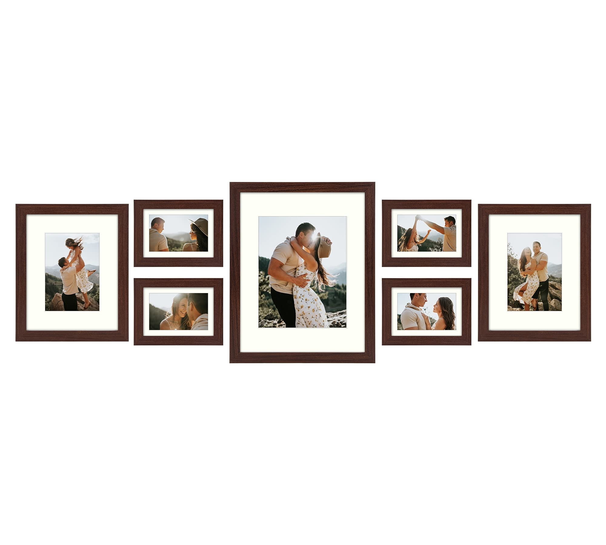 Golden State Art Gallery Wall Frames, 11x14, 8x10, 5x7 Multiple Photo ...