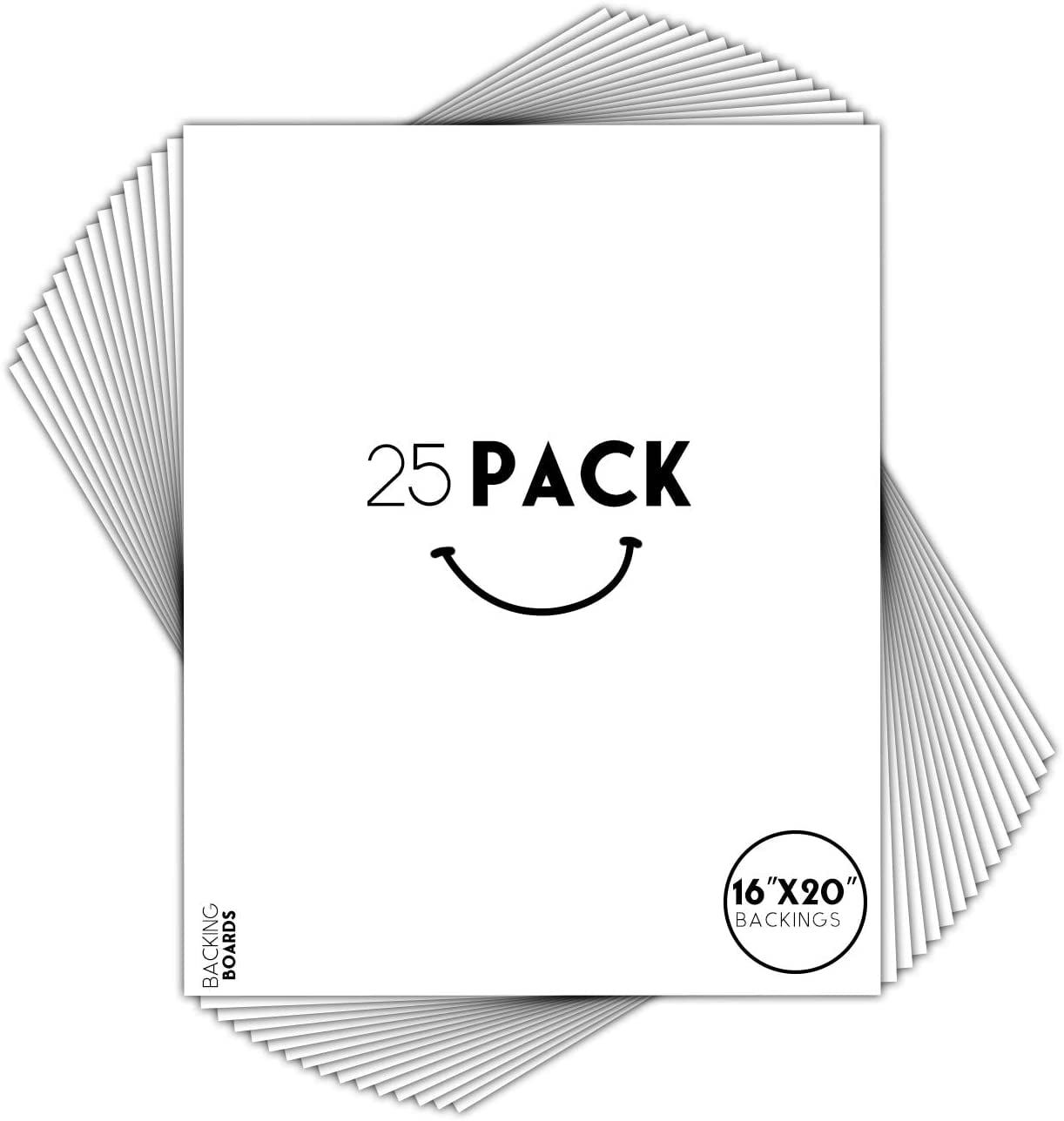 Golden State Art, Pack of 25 16x20 inch Picture Backing Board for ...