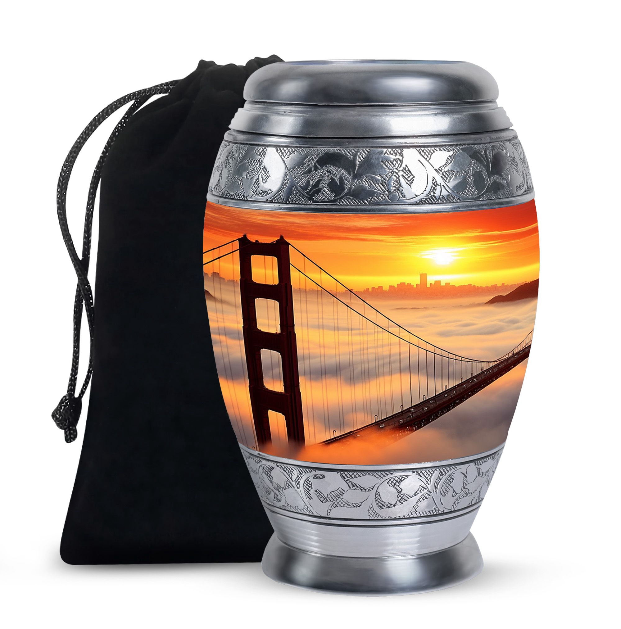 Golden State Bridge Large Cremains Urns For Human Ashes Adult Female ...