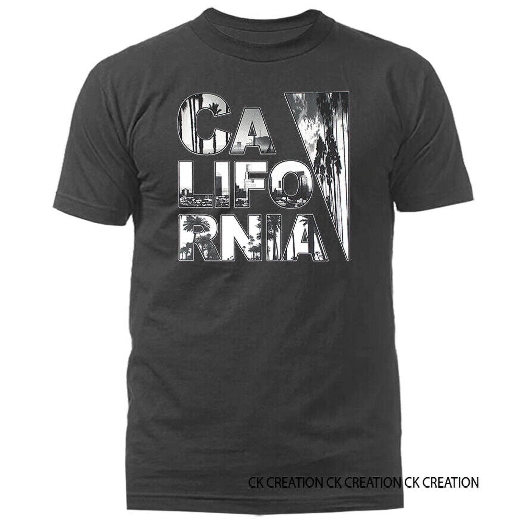 Golden State California Republic Cali Life Style Palm Tree Graphic T ...