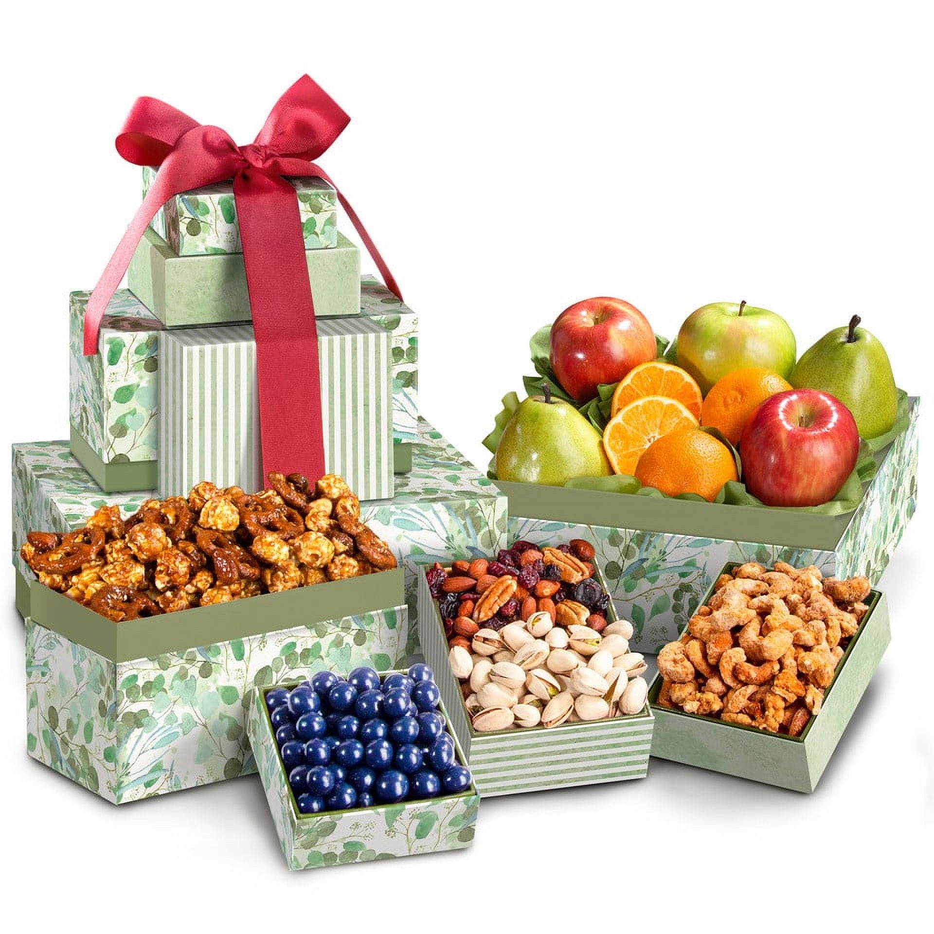 Golden State Fruit Gourmet Fruitfully Yours Gift Box Tower, 1 Pack ...