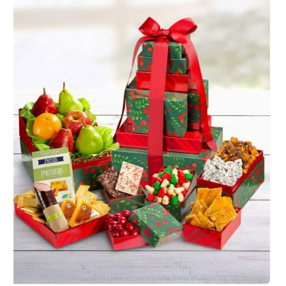 Golden State Fruit Merry Christmas Mistletoe New Deluxe Fruit, Cheese ...