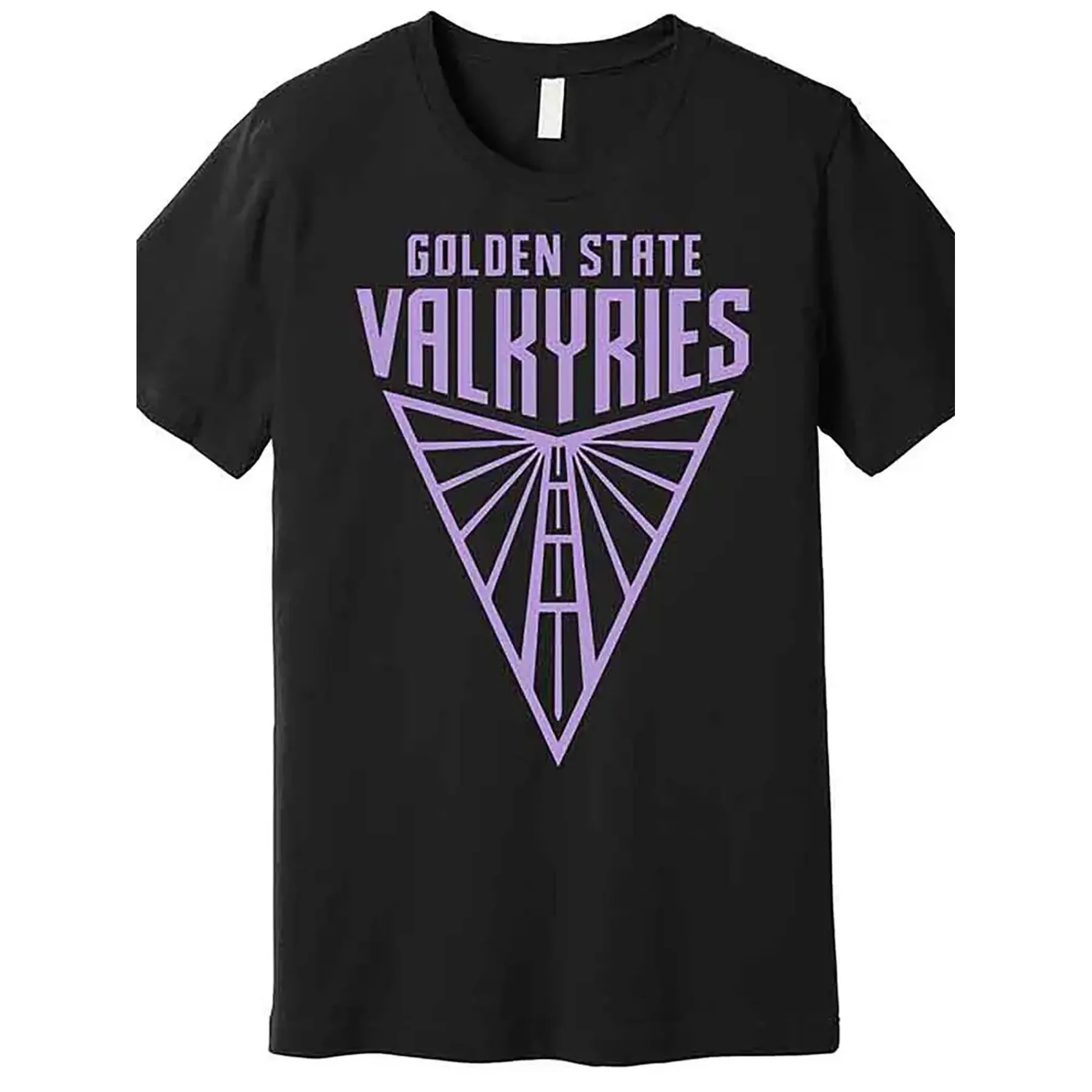 Golden State Valkyrie Illustrated Printed Round Neck Short Sleeve T ...