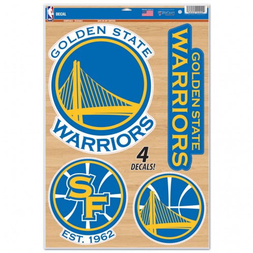 Golden State Warriors 11x17 Multi Use Decal - Walmart.com