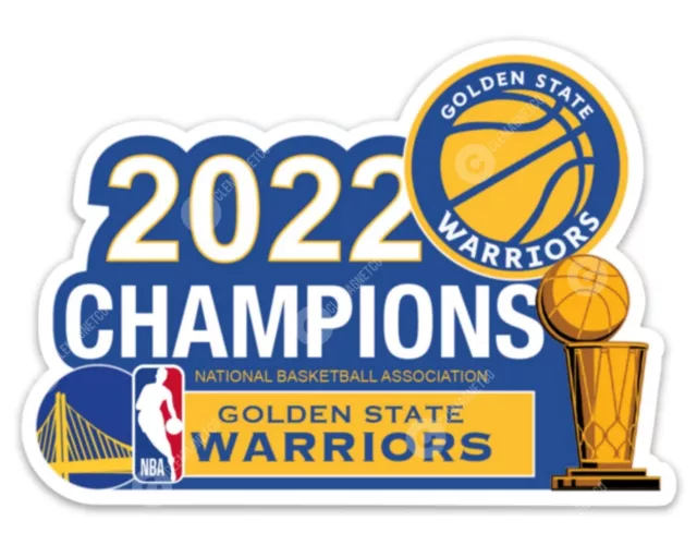 Golden State Warriors 2022 Champions Sticker - California Curry ...