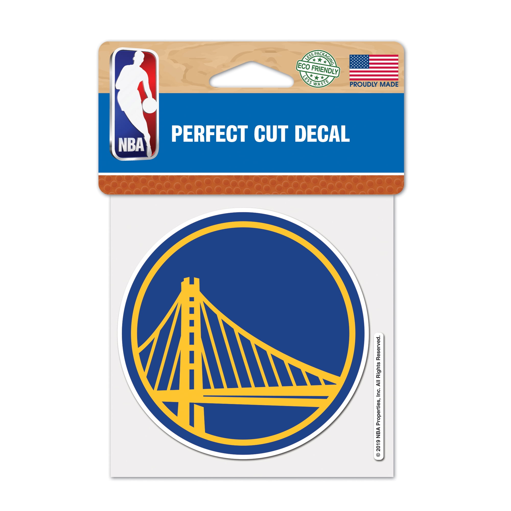 Golden State Warriors Decal 4x4 Perfect Cut Color Special Order ...