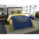 Golden State Warriors "Reverse Slam" Full/Queen Comforter & Shams Set ...