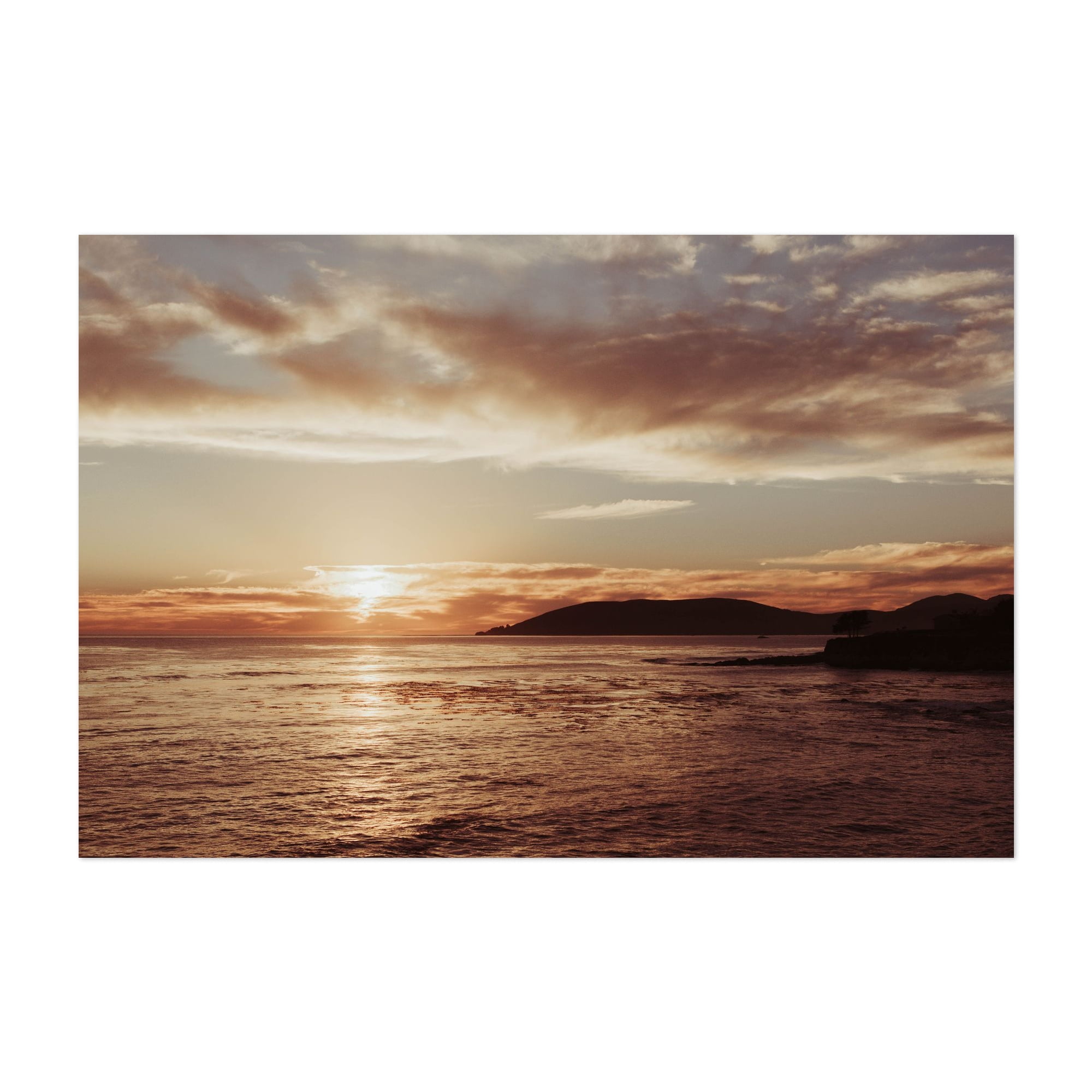 Golden Sunset - Pismo Beach California Photography Sunset Seascape ...