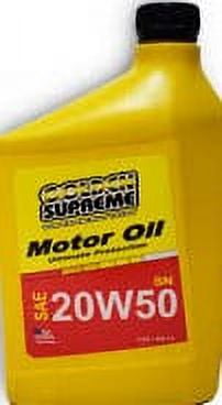 Golden Supreme 20W50 Conventional Motor Oil (Pack of 6) - Walmart.com