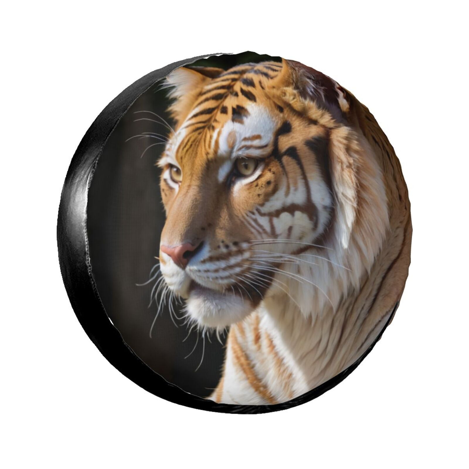 Golden Tabby Intense In The Dark Spare Tire Cover Weather Proof