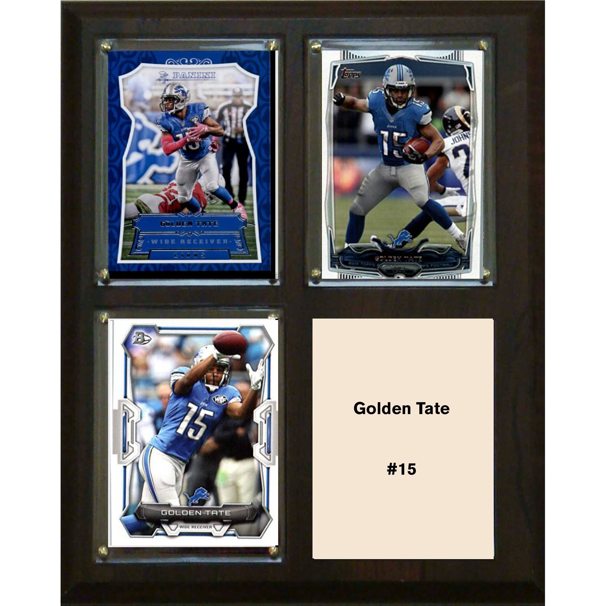 Golden Tate Detroit Lions 8'' x 10'' Plaque - Walmart.com