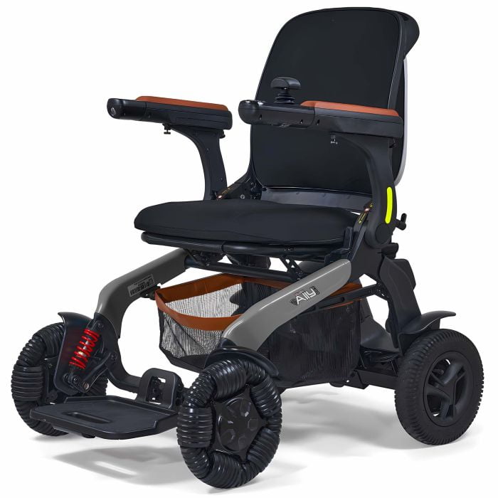 Golden Technologies Ally Pro Foldable Power Wheelchair w/ 10-inch Omni ...