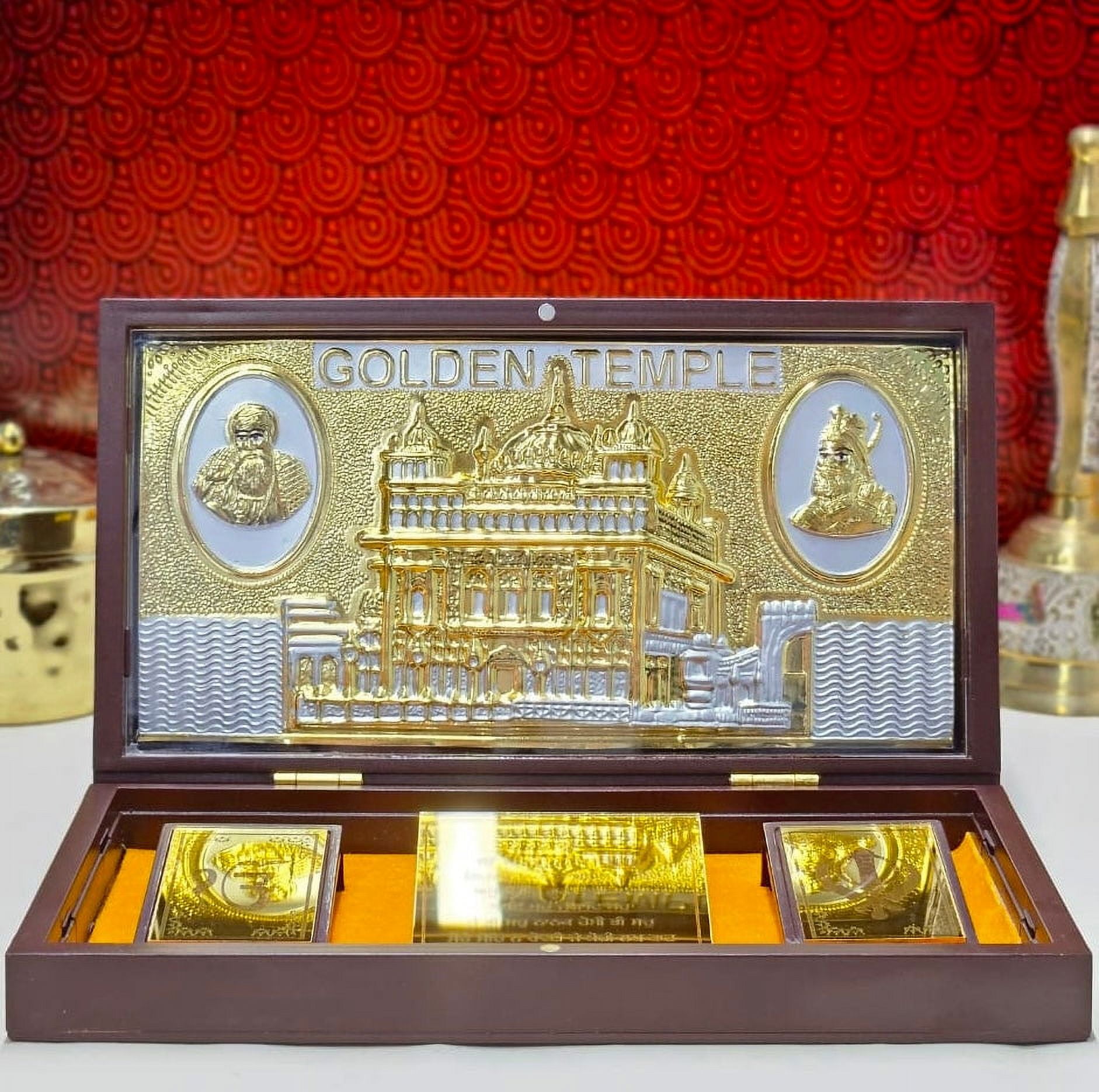 Golden Temple Pocket Temple With Gold Plating for Sikh Gifting (8.4 ...