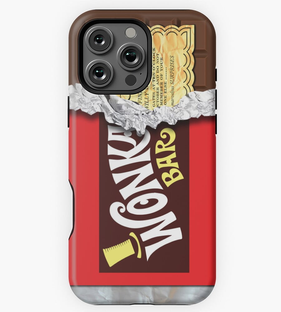 Golden Ticket Chocolate Bar GA1361 Phone Case for iPhone 11 to 17 Pro ...