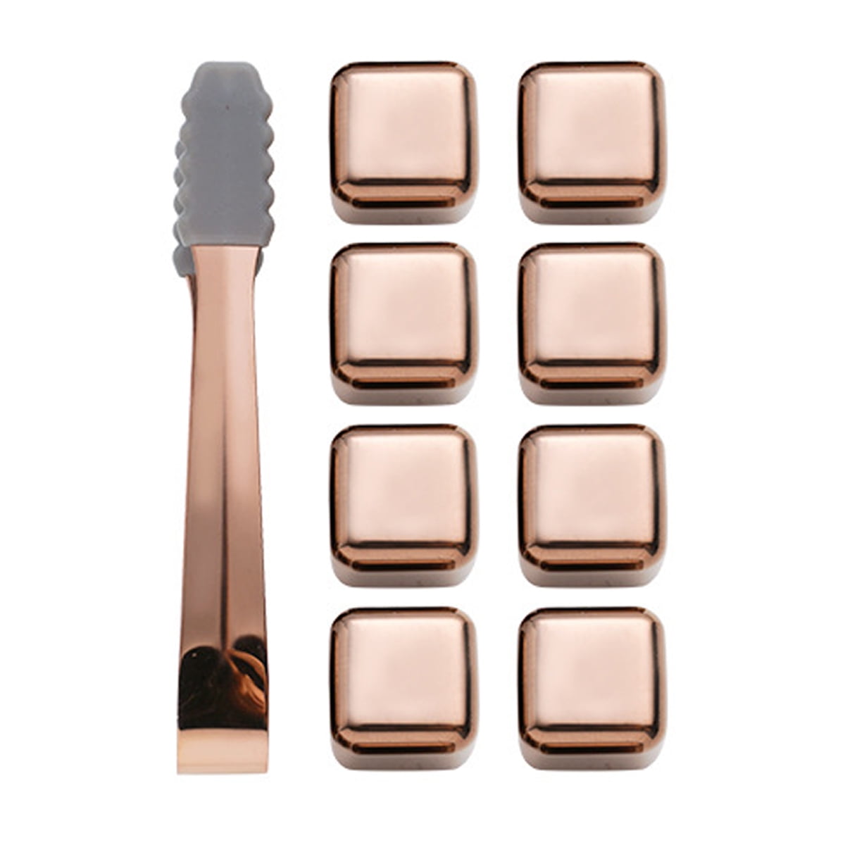 Golden Tongs Set, Ergonomic Design Non-slip Silicone Tip Stainless ...