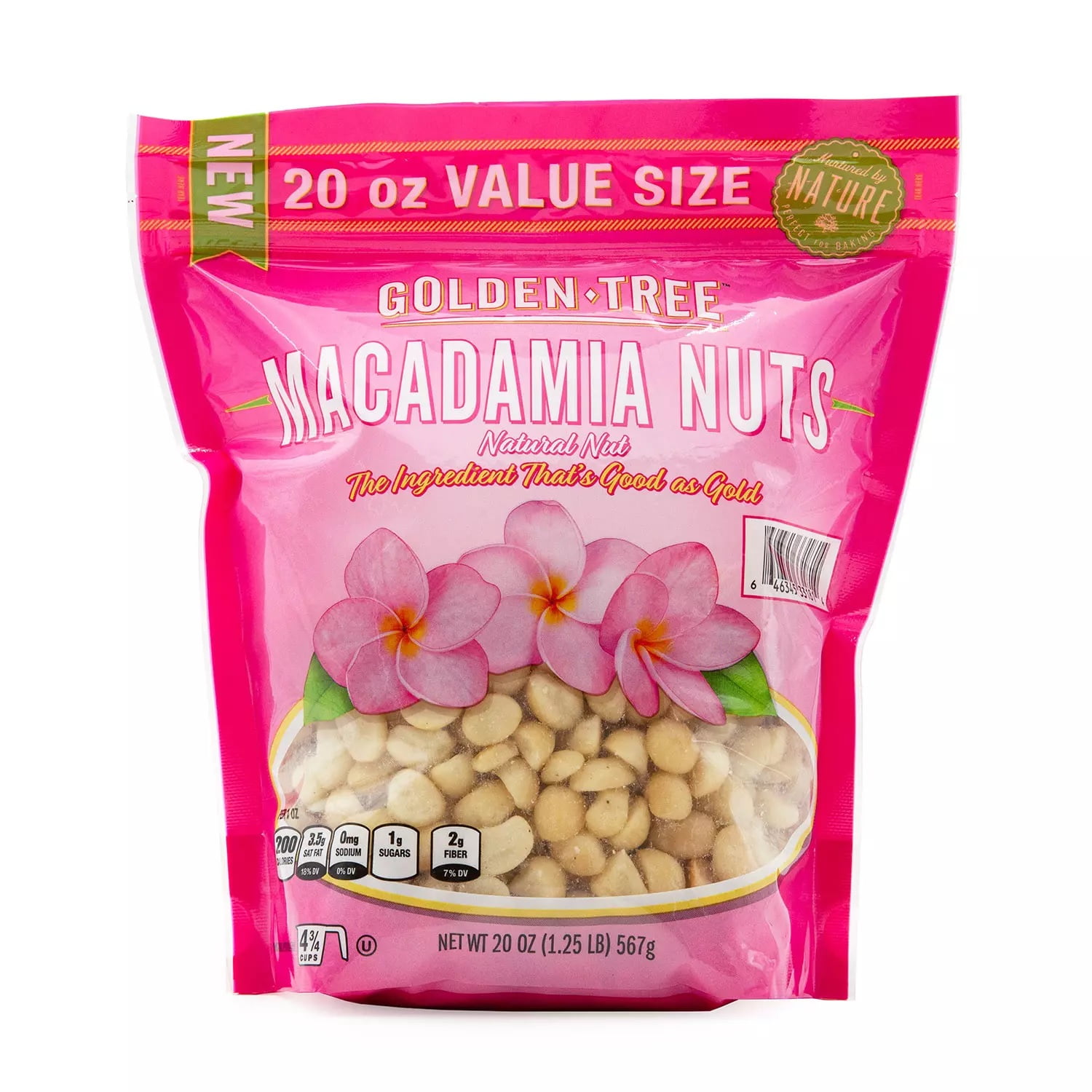 Golden Tree Baking Macadamia Nuts, Perfect for Baking, 20 Ounce Value ...
