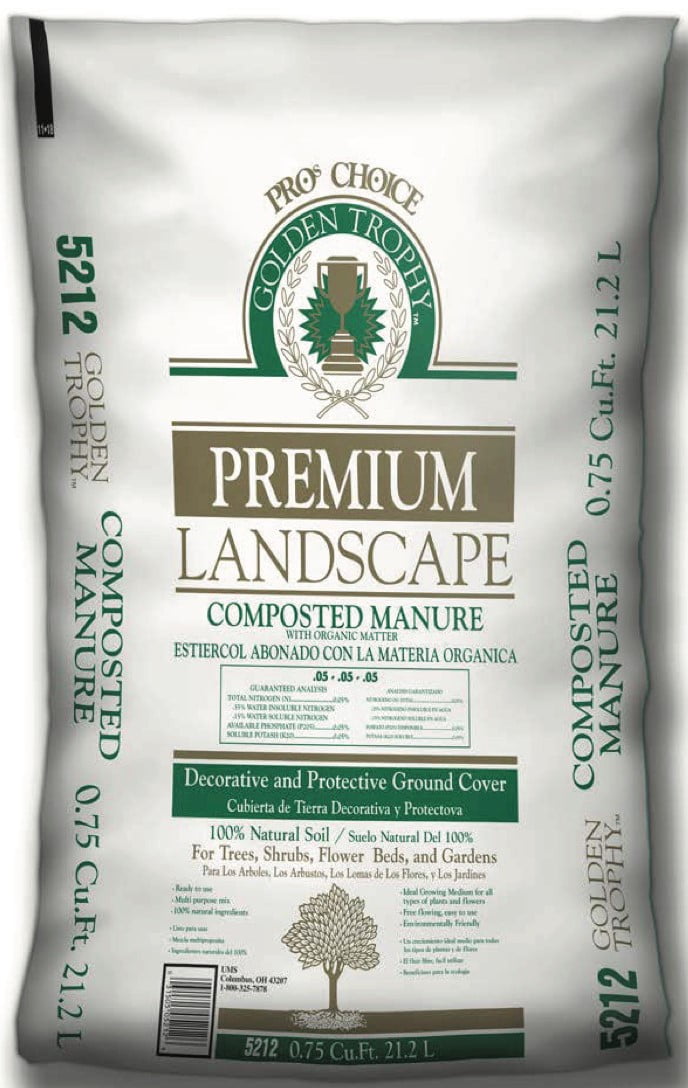 Golden Trophy Composted Manure, 0.75 Cu. ft. - Walmart.com