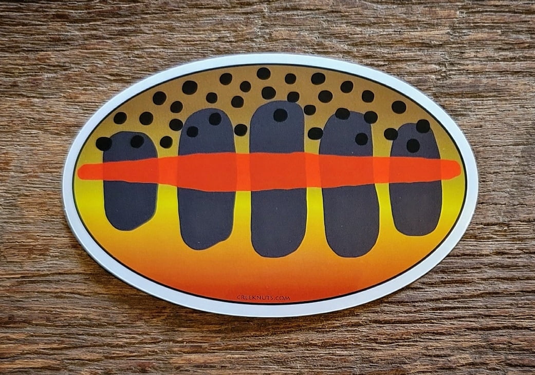 Golden Trout Skin Sticker Decal - Walmart.com