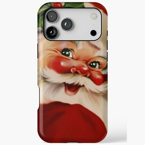 Golden Vintage Saint Nick Case for iPhone 11 12 13 14 15 16 17 Pro Max ...
