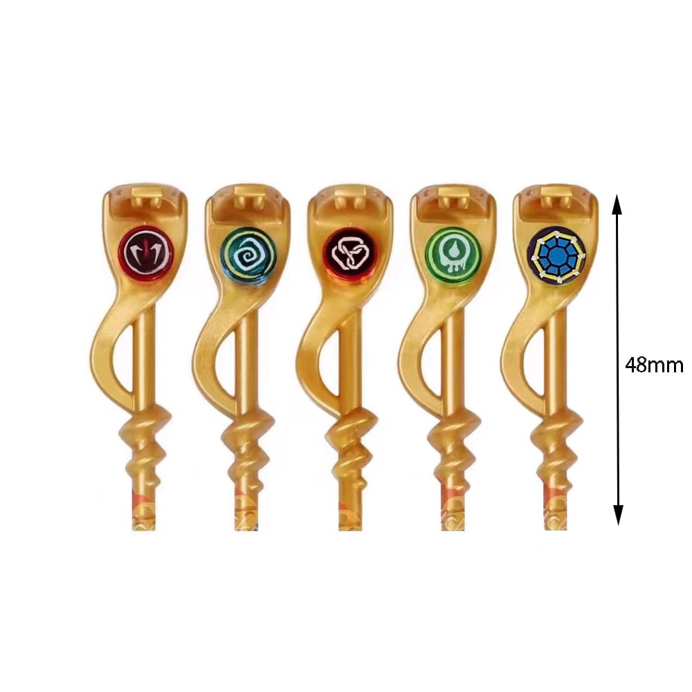 Golden Weapon for Phantom Ninja Figure Building Block Golden Weapons ...