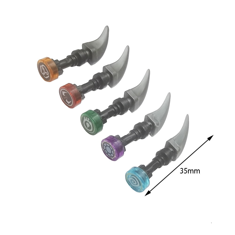 Golden Weapon for Phantom Ninja Figure Zane Lloyd Jay Kai Cole Nya ...