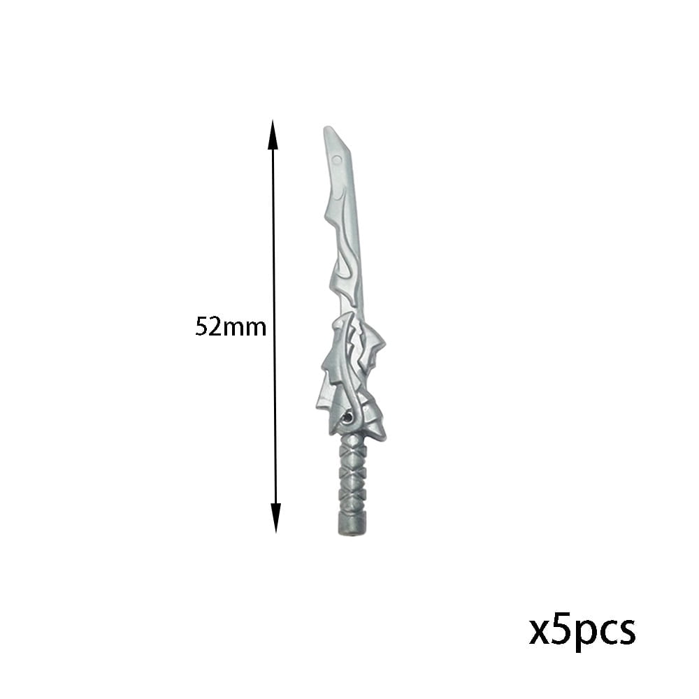 Golden Weapon for Phantom Ninja Figure Building Block Golden Weapons ...